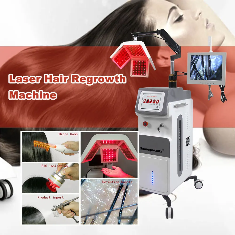 Professional Laser Hair Growth System Laser Therapy Hair Regrowth Laser ...