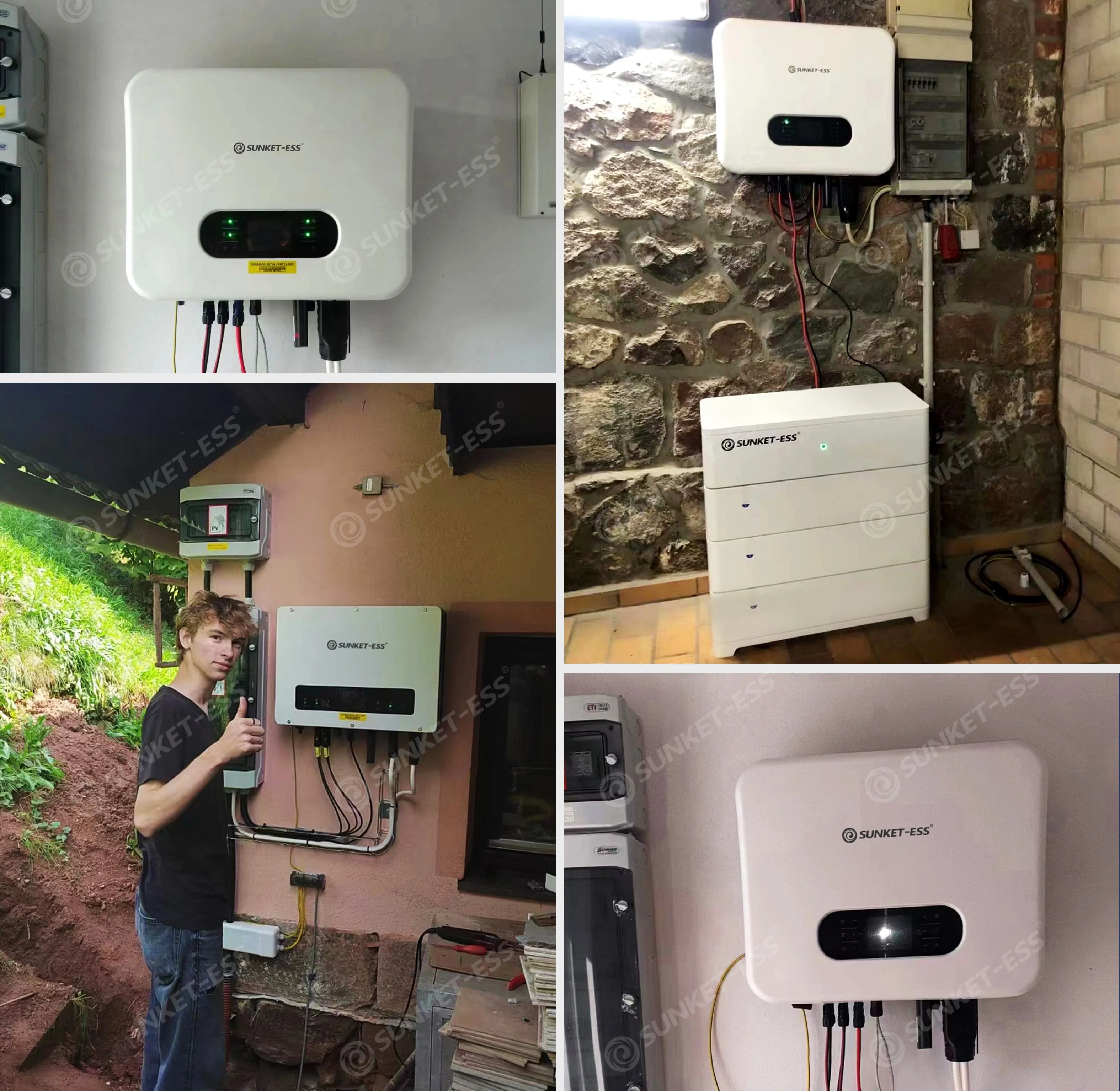 Three Phases Inverters On Off Grid Hybrid String 15kw 17kw 20kw Solar ...