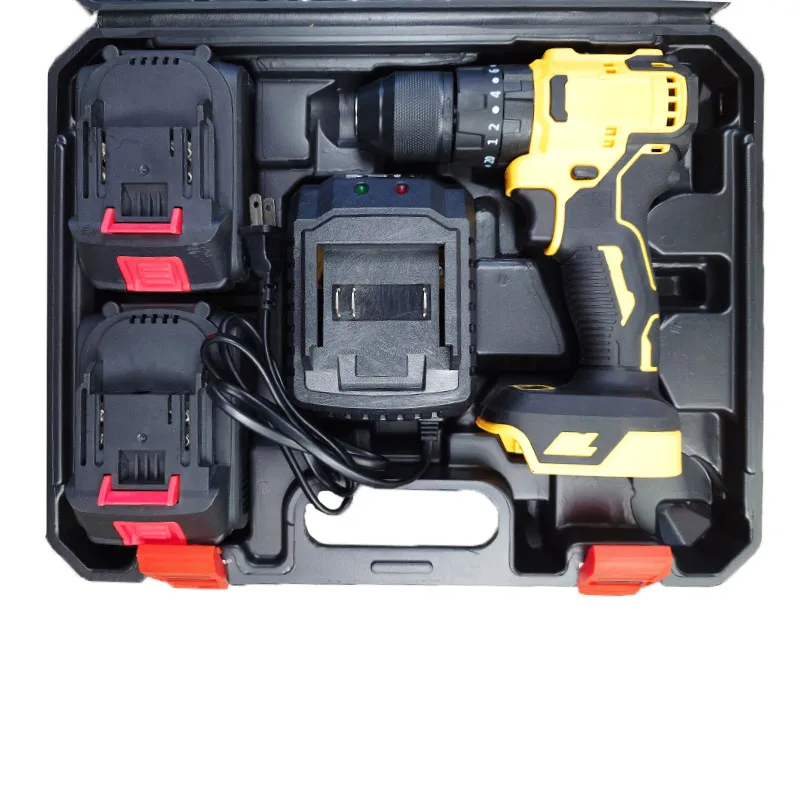 18v Custom Hand Drill Machine Lithium Battery Power Tools Drill Set ...