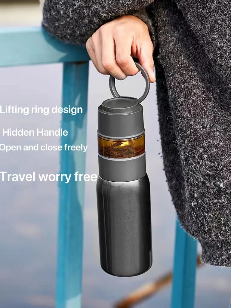 Smart 450ml Insulated Cup Temperature Led Display Tea Bottle Cup With ...