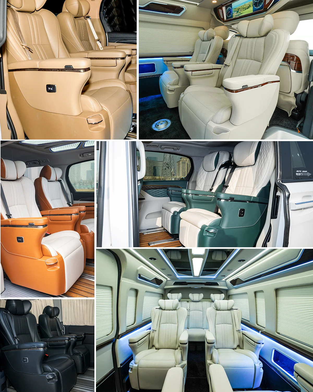 Motorized Luxury Vip Automotive Chair For Conversion Mpv Van Ram Van ...