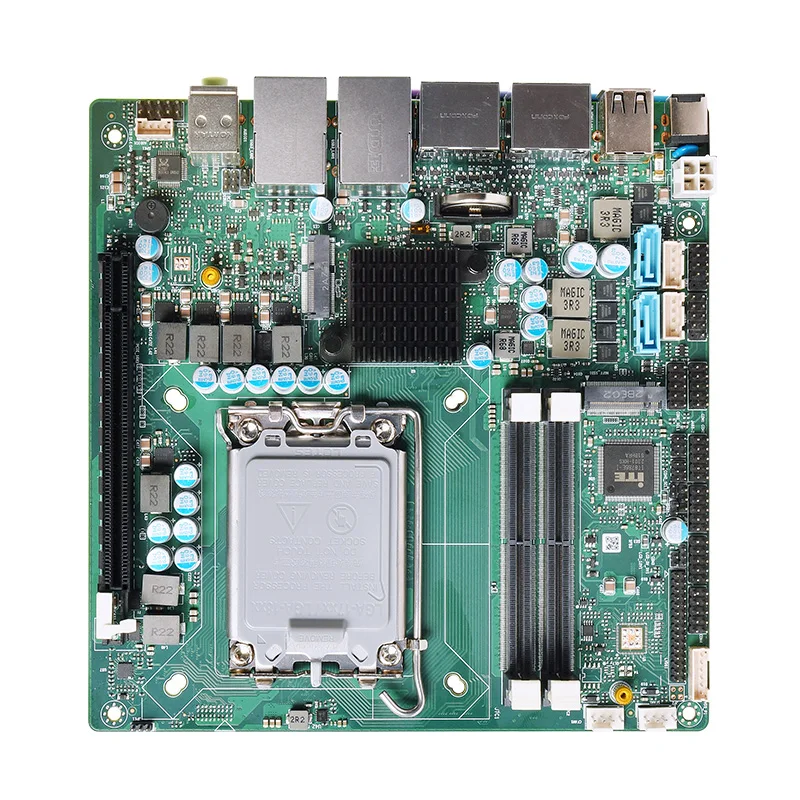 Mini ITX Motherboard 12th Gen LGA1700 Alder Lake-S H610 TDP Mini PC ...
