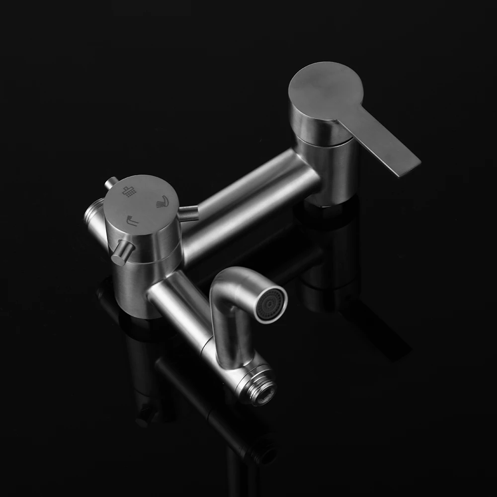 Contemporary Exposed System Dual Sus304 Faucet Shower Hot And Cold ...