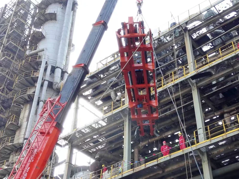 35 Ton HEAT EXCHANGER TUBE BUNDLE EXTRACTOR Model SD140-9B