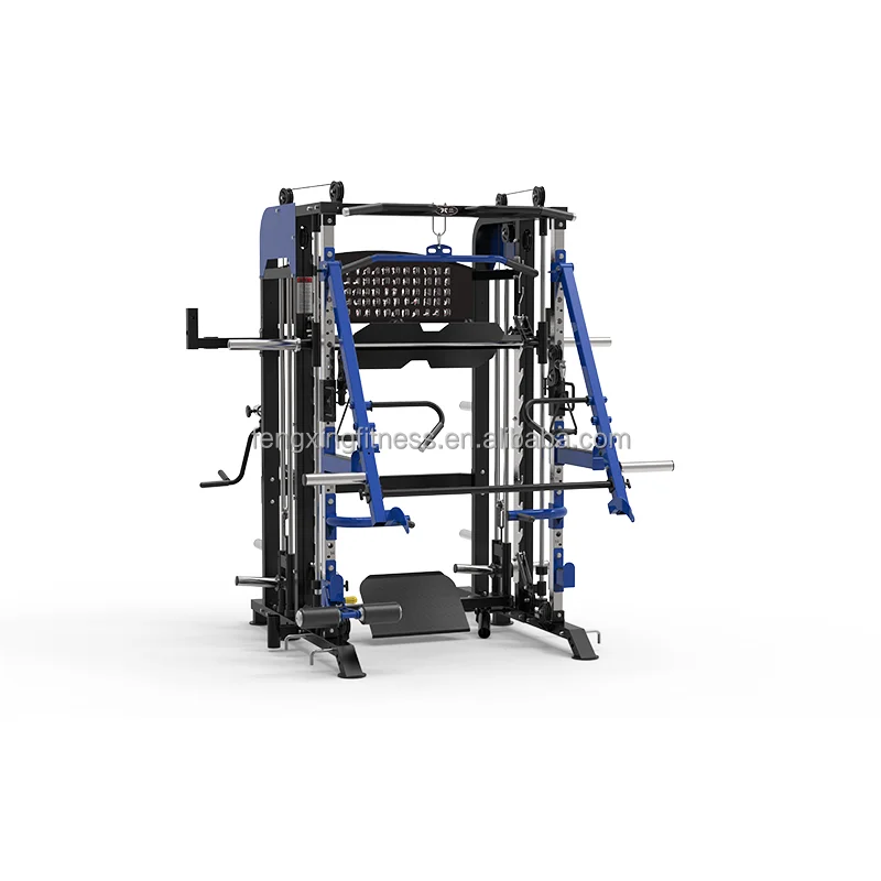 Commercial Fitness Gym Multi Functional Trainer Smith Machine Half ...
