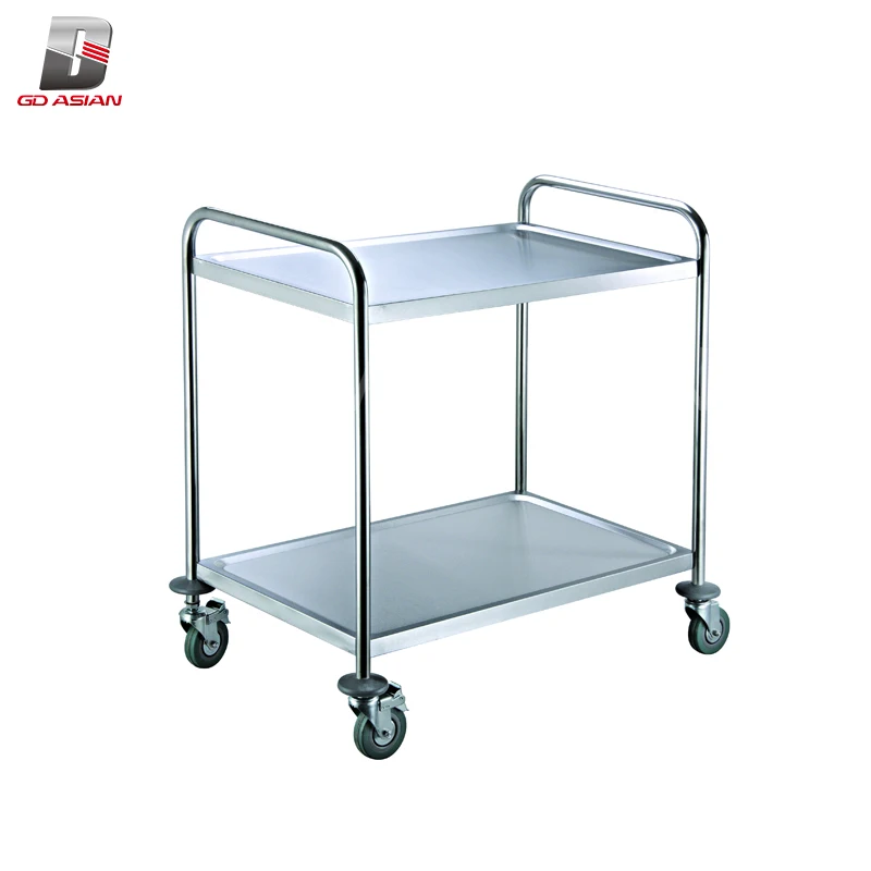 3 Layers Stainless Steel Serving Trolley Kitchen Equipment - Buy ...