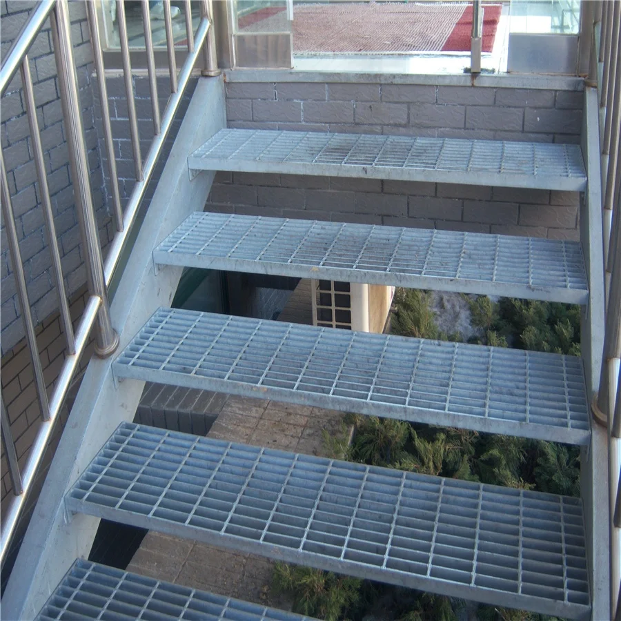 Metal Stair Treads with Checker Plate Nosings - Durable & Stylish