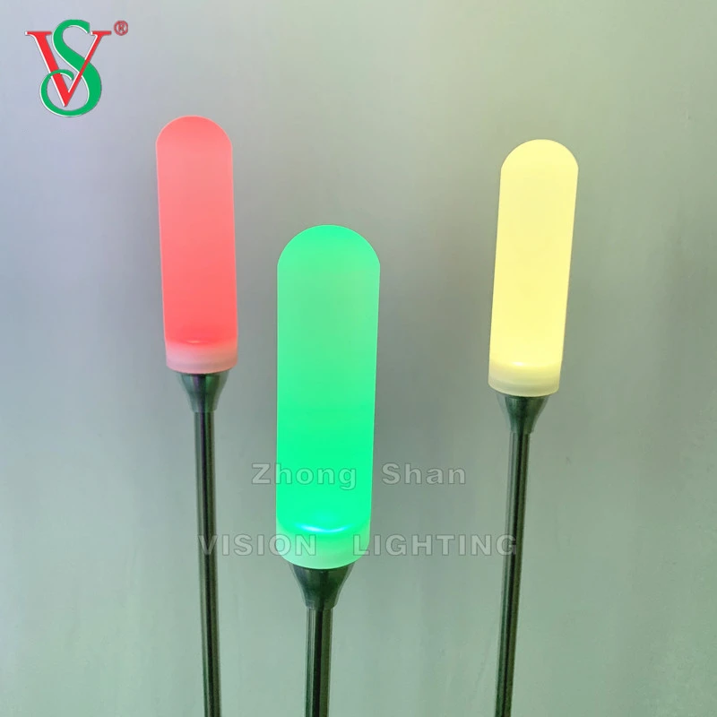 DMX Controlled Outdoor Acrylic LED RGB Color Chasing Reed Light Holiday ...