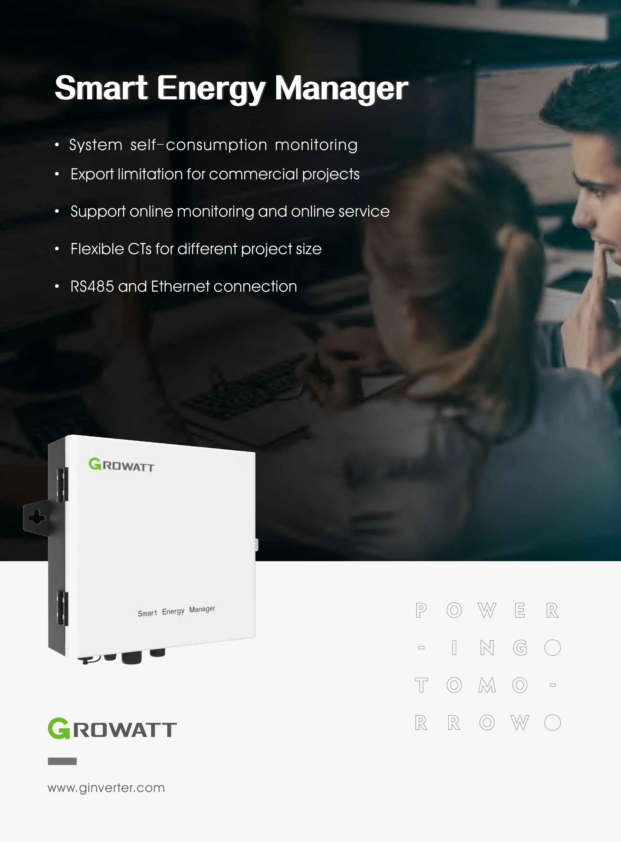 Growatt Smart Energy Manager SEM-E: Zero Export Device For Solar Power ...