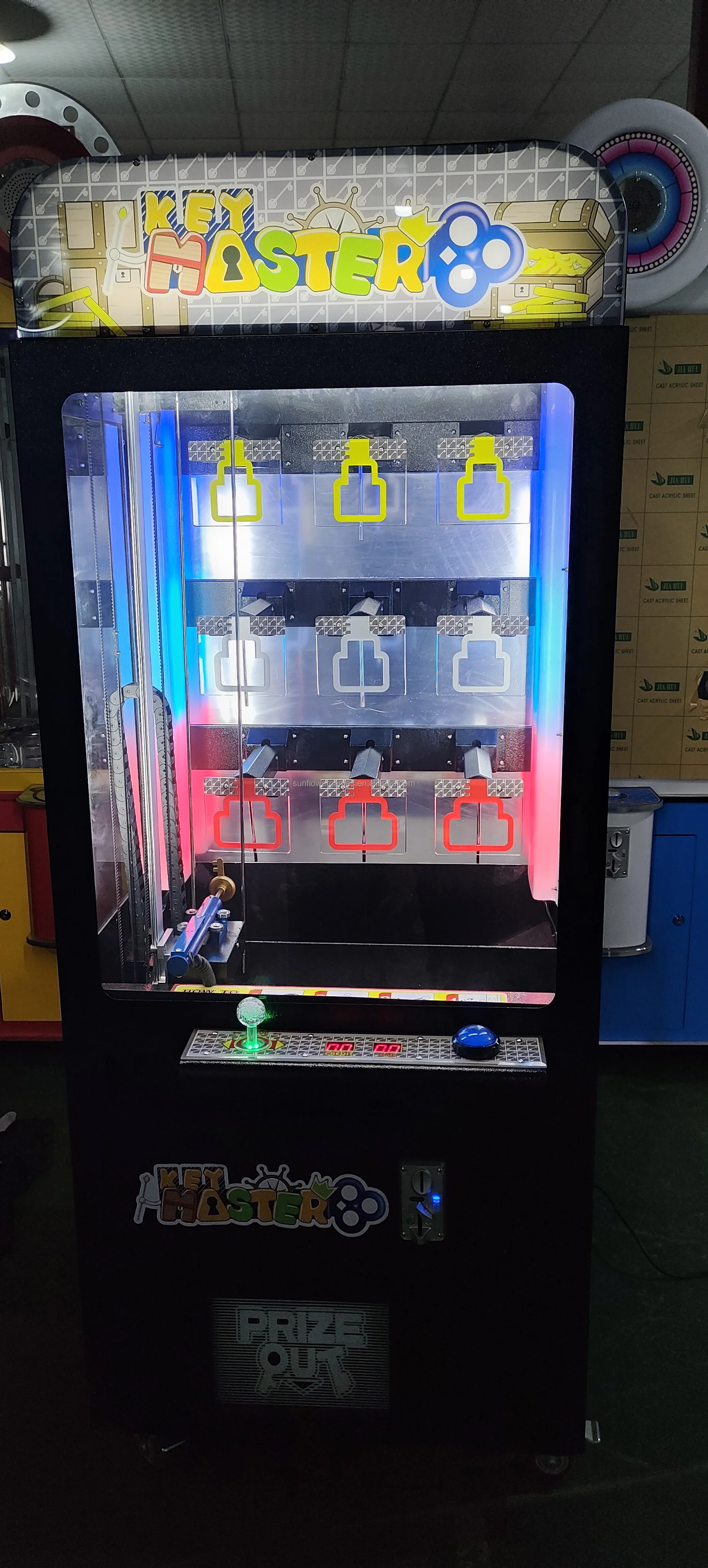 Shopping Mall Vending Machine Coin Operated Games Claw Crane Machine ...