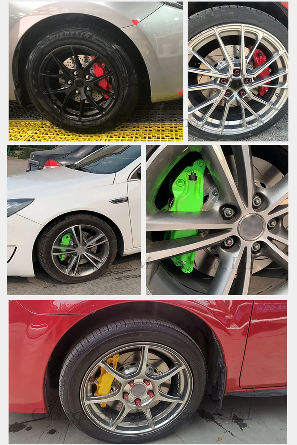 Car Modified Big Brake Kit 4 Piston Brakes Caliper Disc 300mm 330mm ...