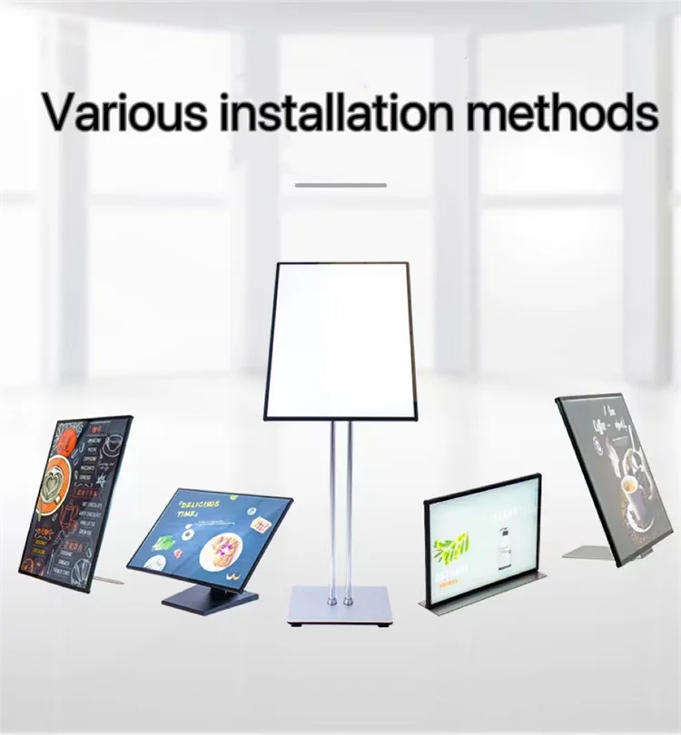 Ultra Slim LED Light Boxes - Versatile Advertising Solutions