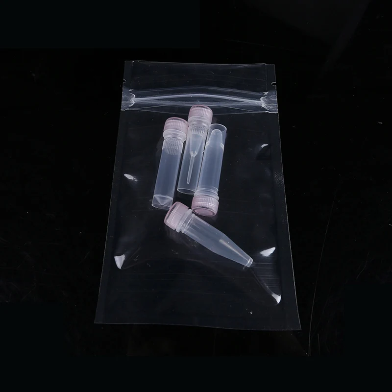 Polyethylene Microcentrifuge Tubes Transparent Screw Cap Micro Tubes 1 ...