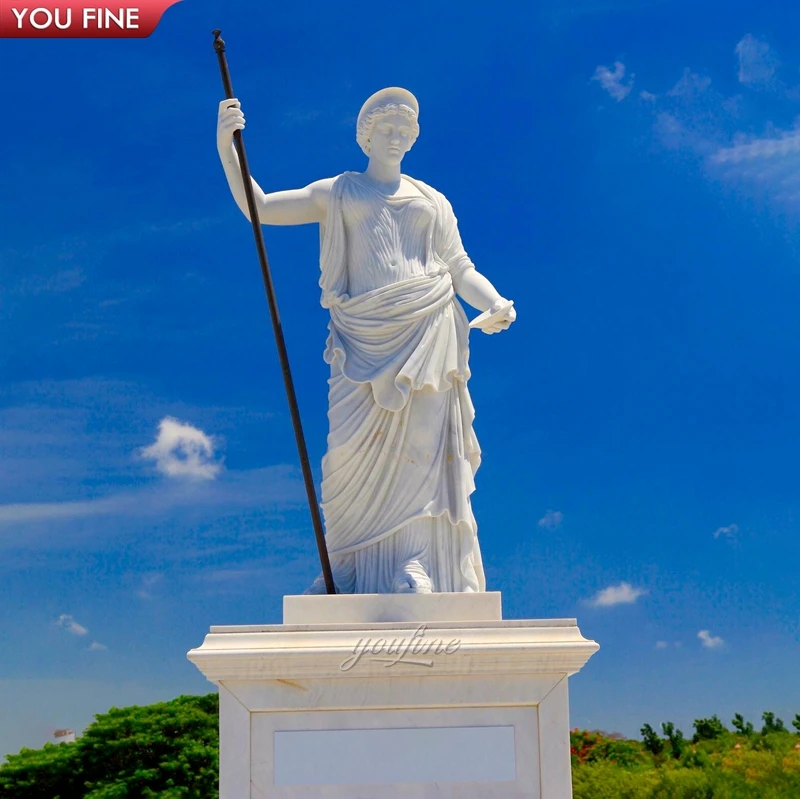 Outdoor Life Size Garden Art Hand Carved Natural Stone Marble Hera ...