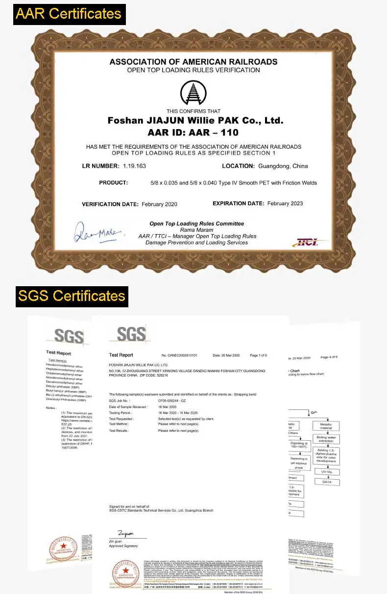 Jiajun Willie PET Strap - Heavy Duty Emboss Aar-virgin