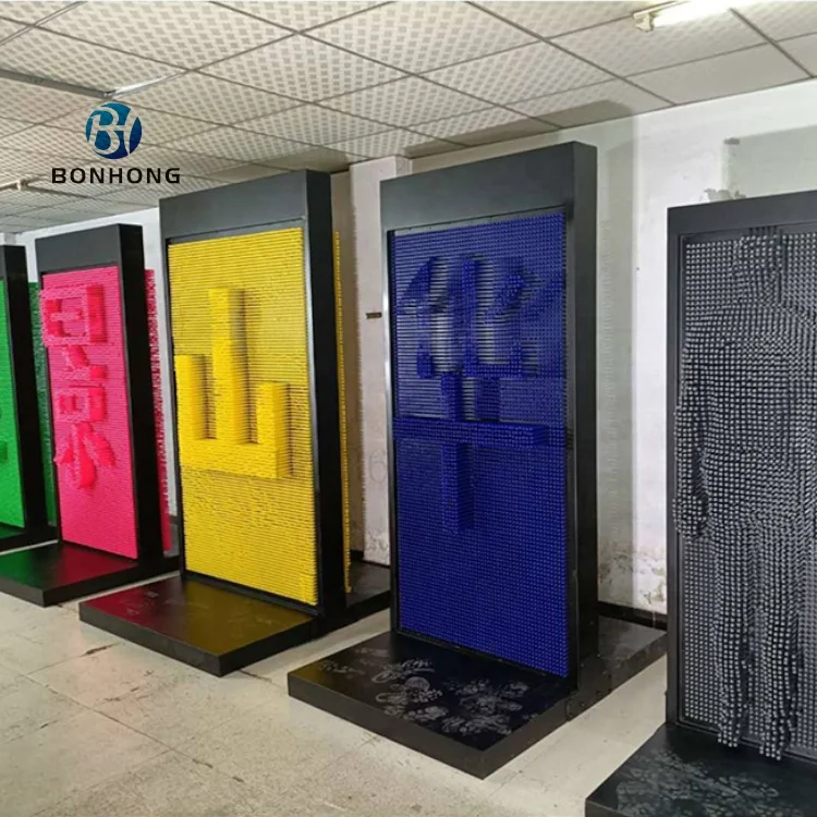 Bonhong Wholesale Customized Size Pin Sculpture Screen Art