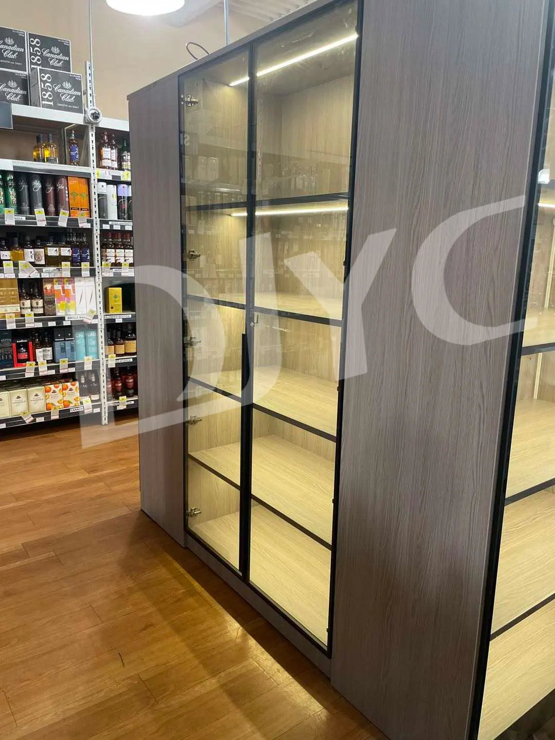DIJIN Red Wine Display Cabinet for Supermarket Liquor Store Commercial ...