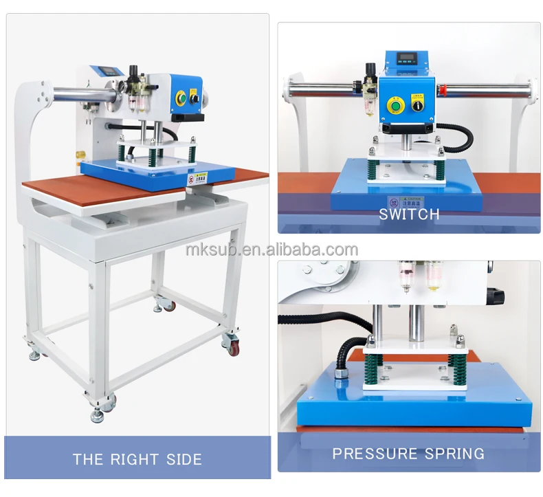 Double Station Pneumatic Heat Press Machine Heat Press Machine ...