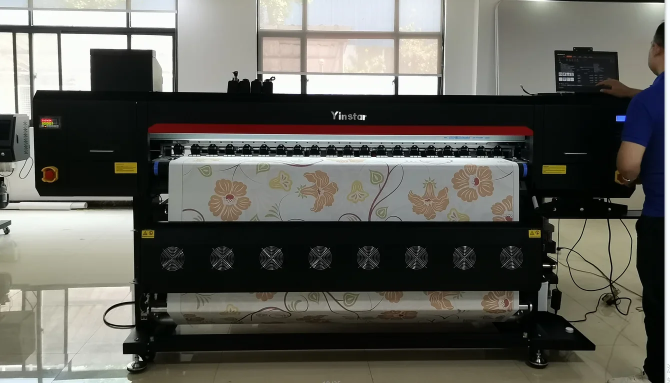 Sublimation Textile And Fabric Digital Printer 1.8m 5/6ft Large Format ...