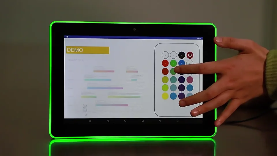 Factory Customization Wall Mount 10.1 Inch Touch Screen Poe Power ...