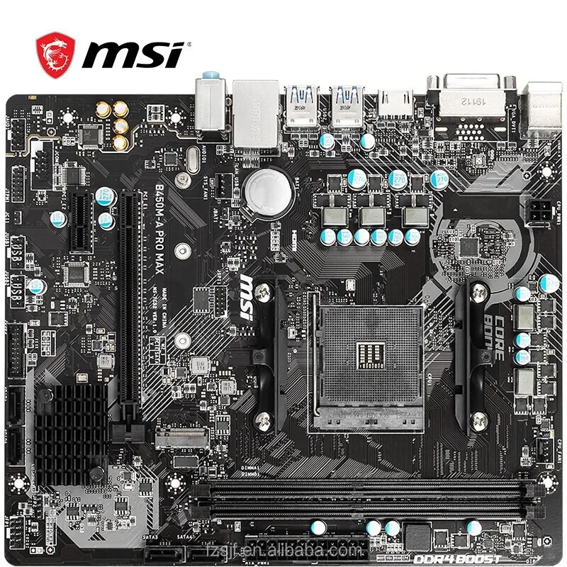 PC Gamer AMD M ATX B450 PRO MAX Desktop Computer MSI Motherboard B450M ...