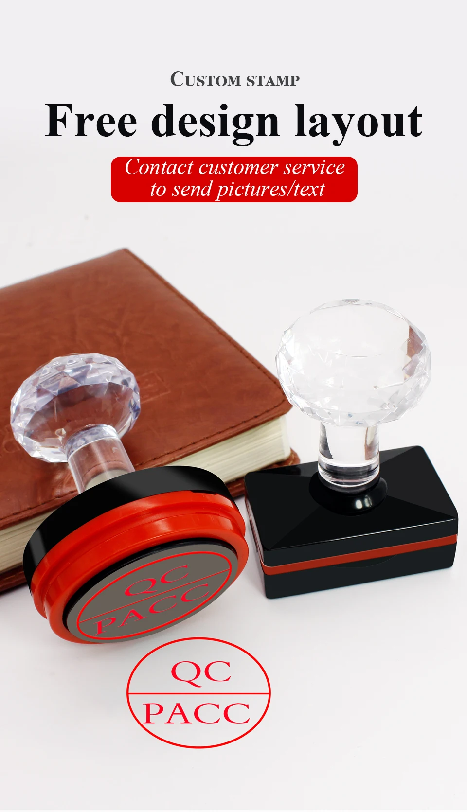 Custom Self-inking Stamp Photosensitive Seal Stamp Personalized ...