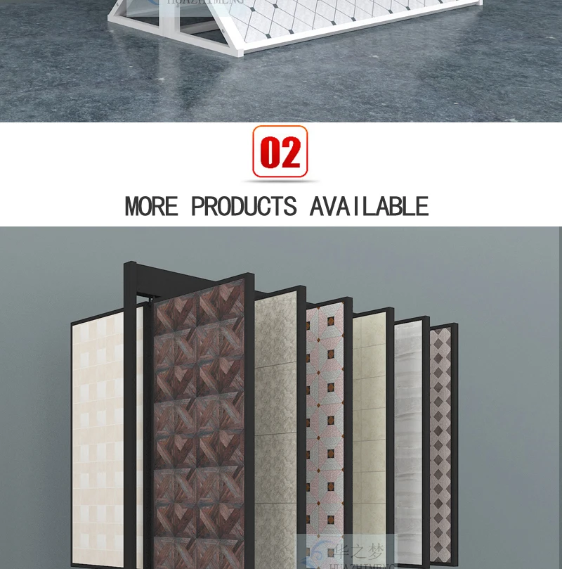 2024 Popular Wind Type Wallpapers Display Rack Page Turning Metal ...