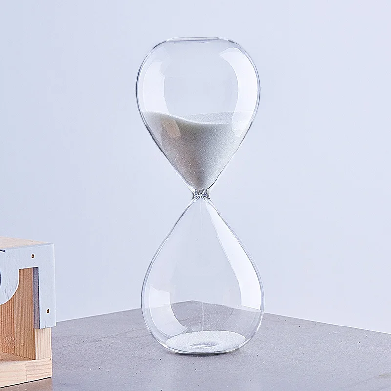 Transparent Glass Sand Clock Hourglasses - 5min, 30min, 60min