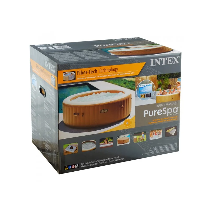 Intex 28476 Above Ground Spa Pool Massage Purespa Bubble Therapy ...