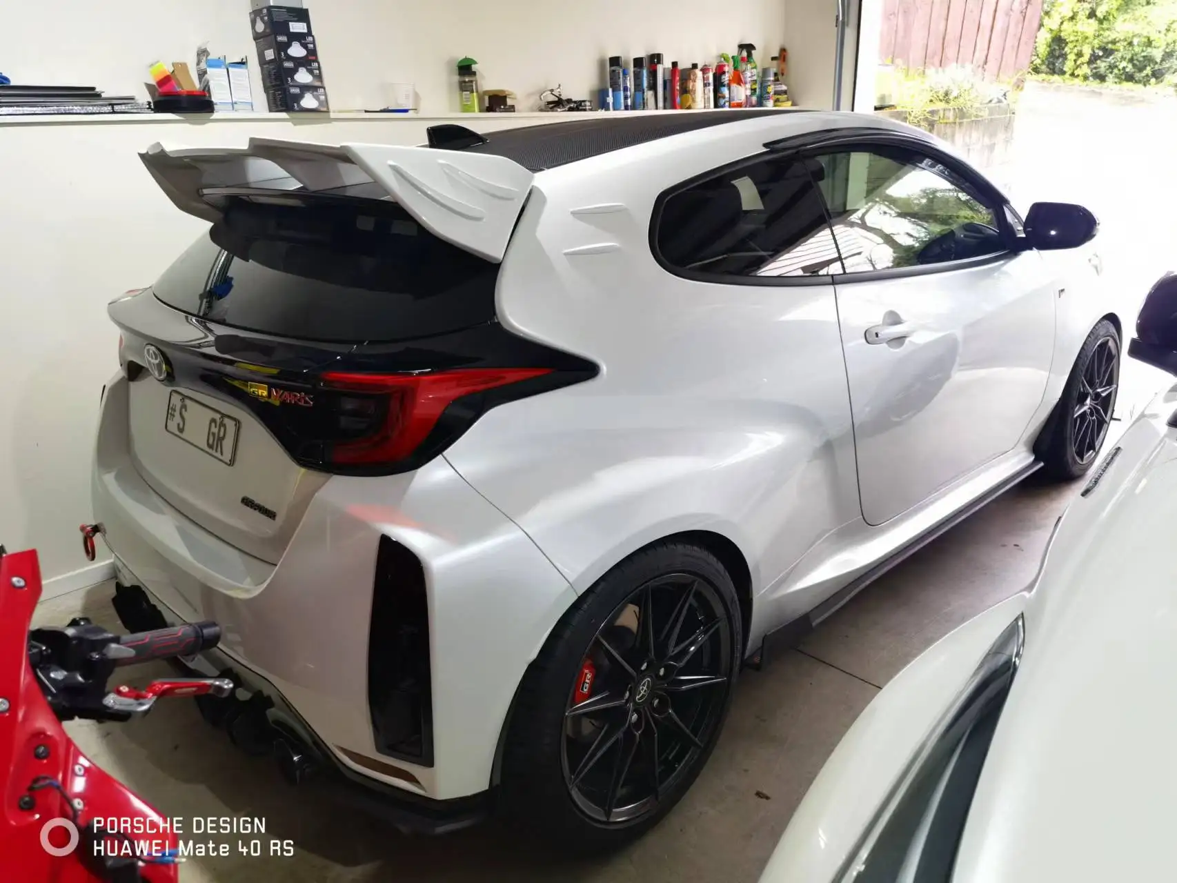 Toyota GR Yaris Carbon Fiber Rear Wing Spoiler - OEM | Wholesale