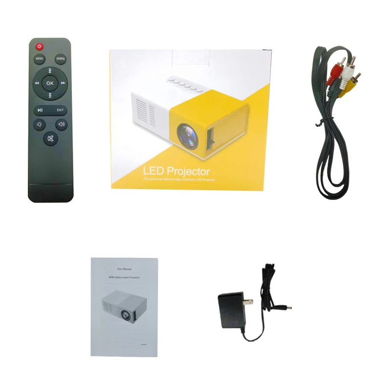 Factory Yg300 4k Hd Salange J9pro Portable Projector Mini Beamer Pocket ...