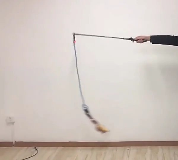 Large Dog Teaser Pole Lure Stick Dogs Training Pet Cat Extendable Flirt ...