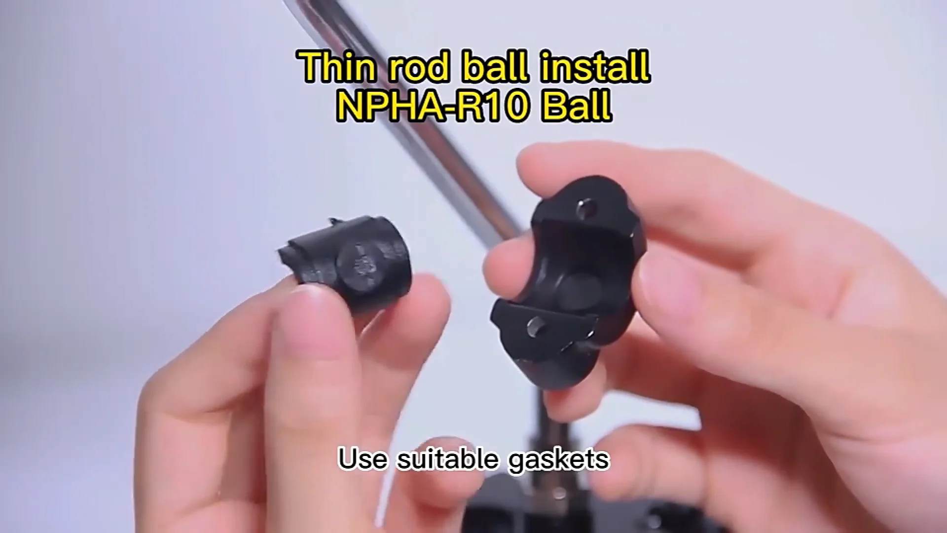 1 Inch Ball Double Socket Arm Phone Holder 9 Cm Car Seat Headrest ...