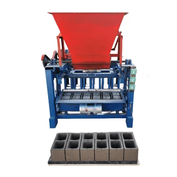 Stationary Semi-automatic 4-35a Hopper Brick Making Machine 400-200 ...