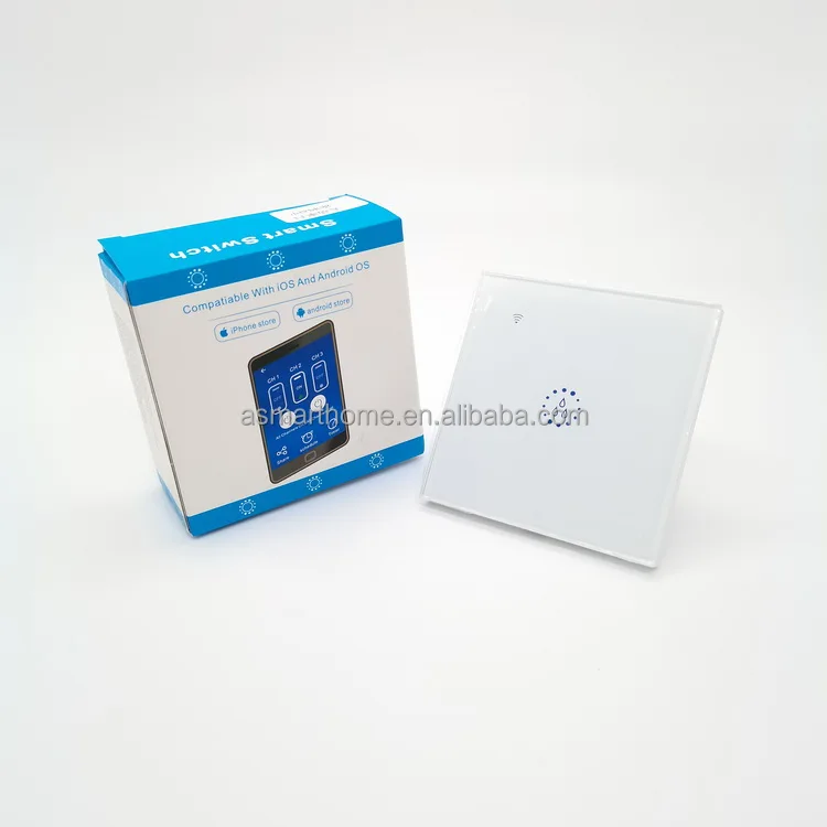 Black White Gold 20a Big Power Tuya Smart Home Wall Switch Uk Eu Alexa ...