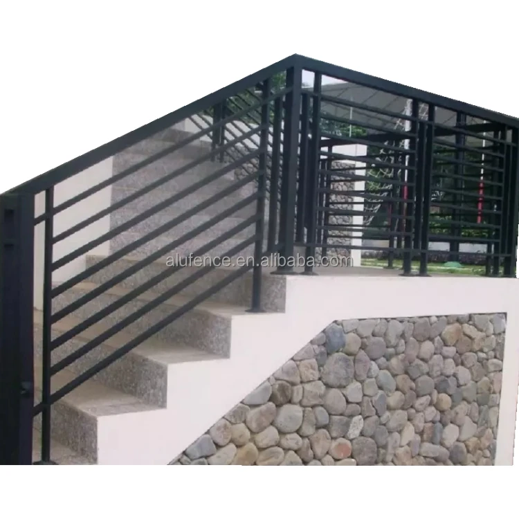 Outdoor Modern Metal Balustrade Design Aluminum Balcony Railing/Stair ...