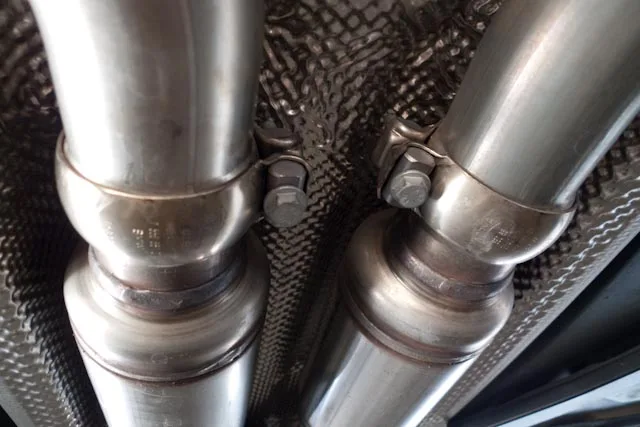 Truck Auto Exhaust System Silencer Clamp Car Exhaust Muffler Stack Pipe ...