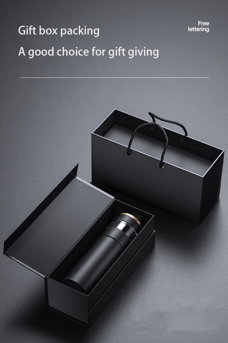 Custom Logo Smart Water Bottle - 316 Stainless Steel