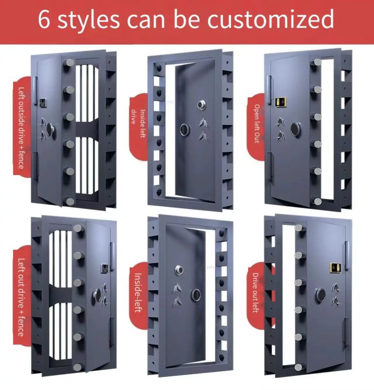 Haut Heavy Duty Fireproof Single Vault Metal Security Bank