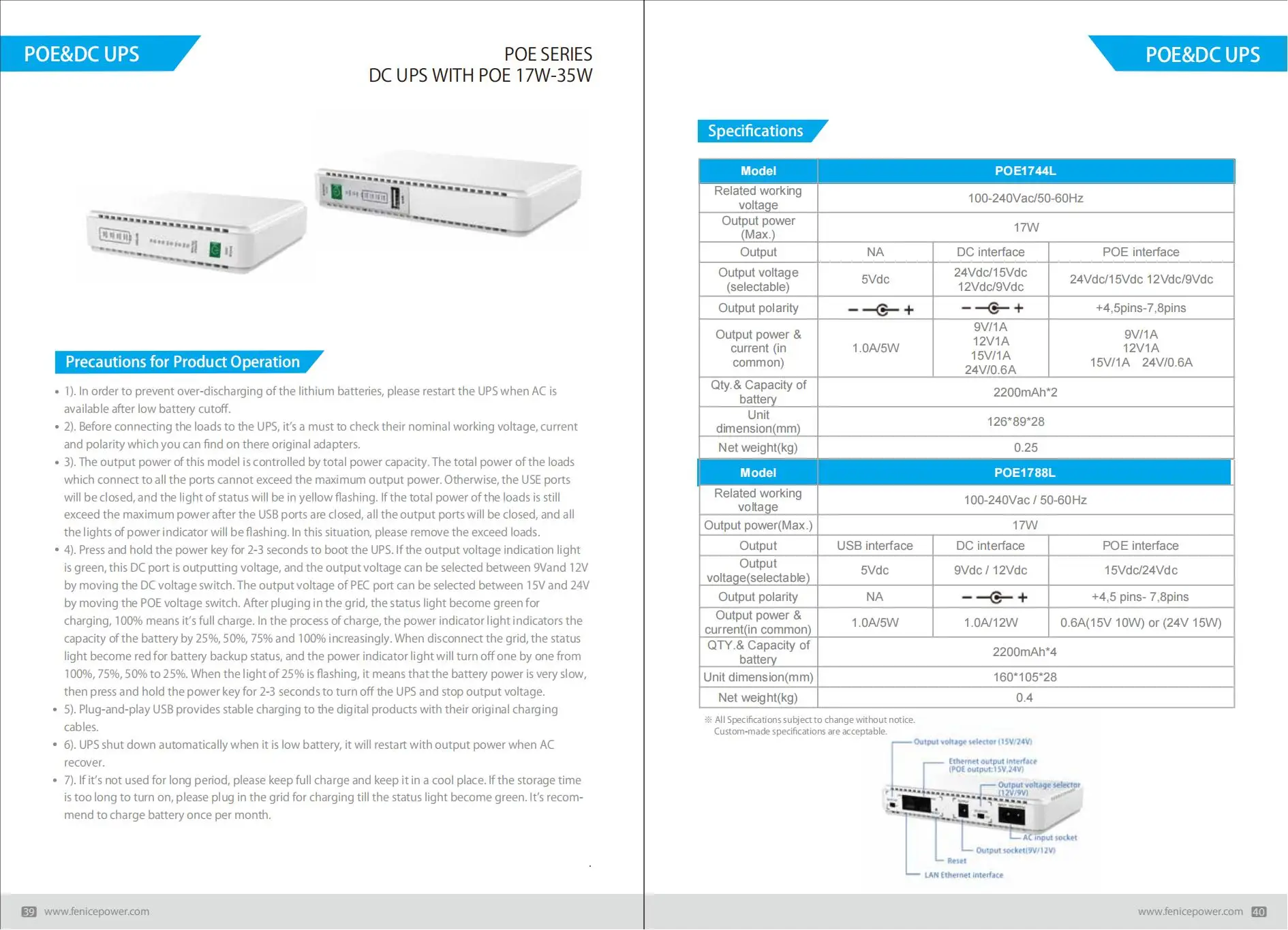Mini Ups Uninterruptible Power Supply Ac 100v 220v 8800mah Dc 9v 12v ...