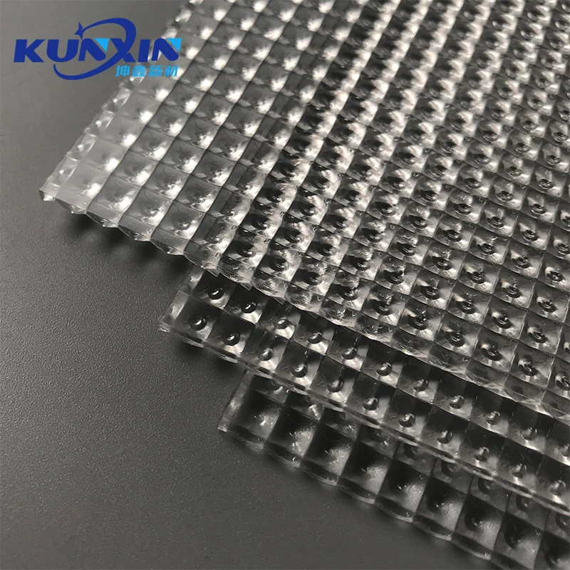 Custom LED Light Diffuser Guide Plate - Clear Frosted Acrylic