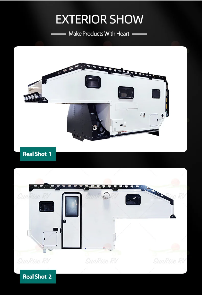Sunrise RV Camper Shell Pickup Truck Aluminum Truck Camper