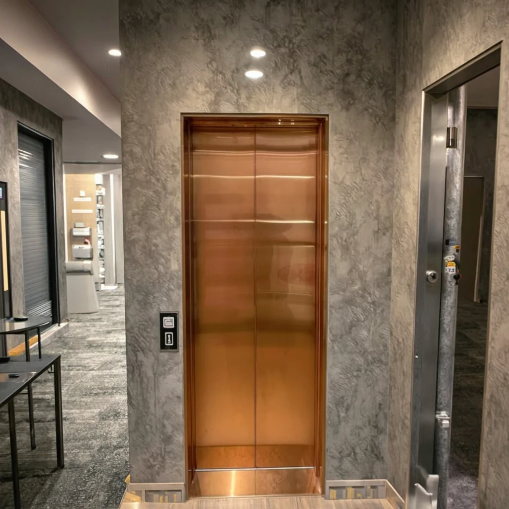 HAOYUAN Modern Stainless Steel Home Elevator Lift for Elderly People AC ...