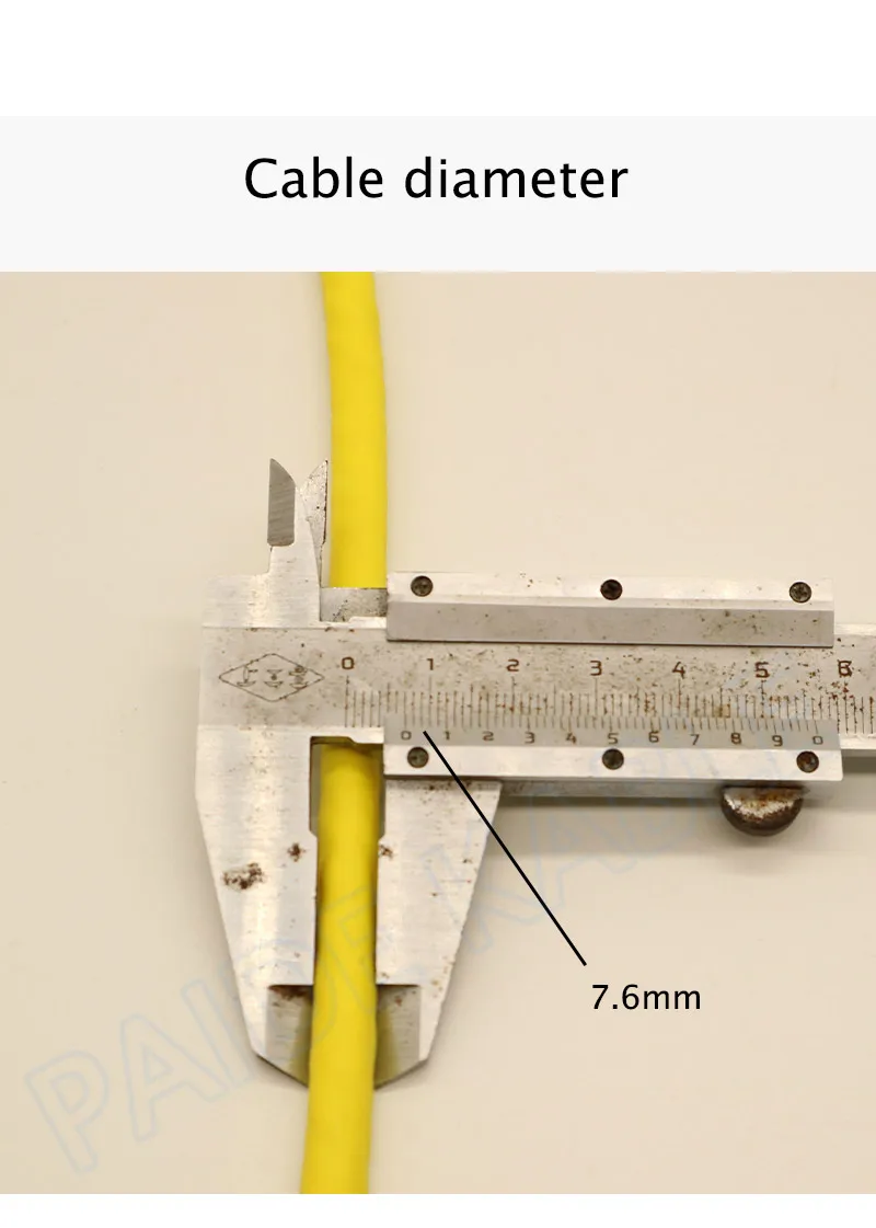 4 Twisted Pair UTP 8 Core 24AWG 26AWG Floating fathom ROV Tether Cable ...