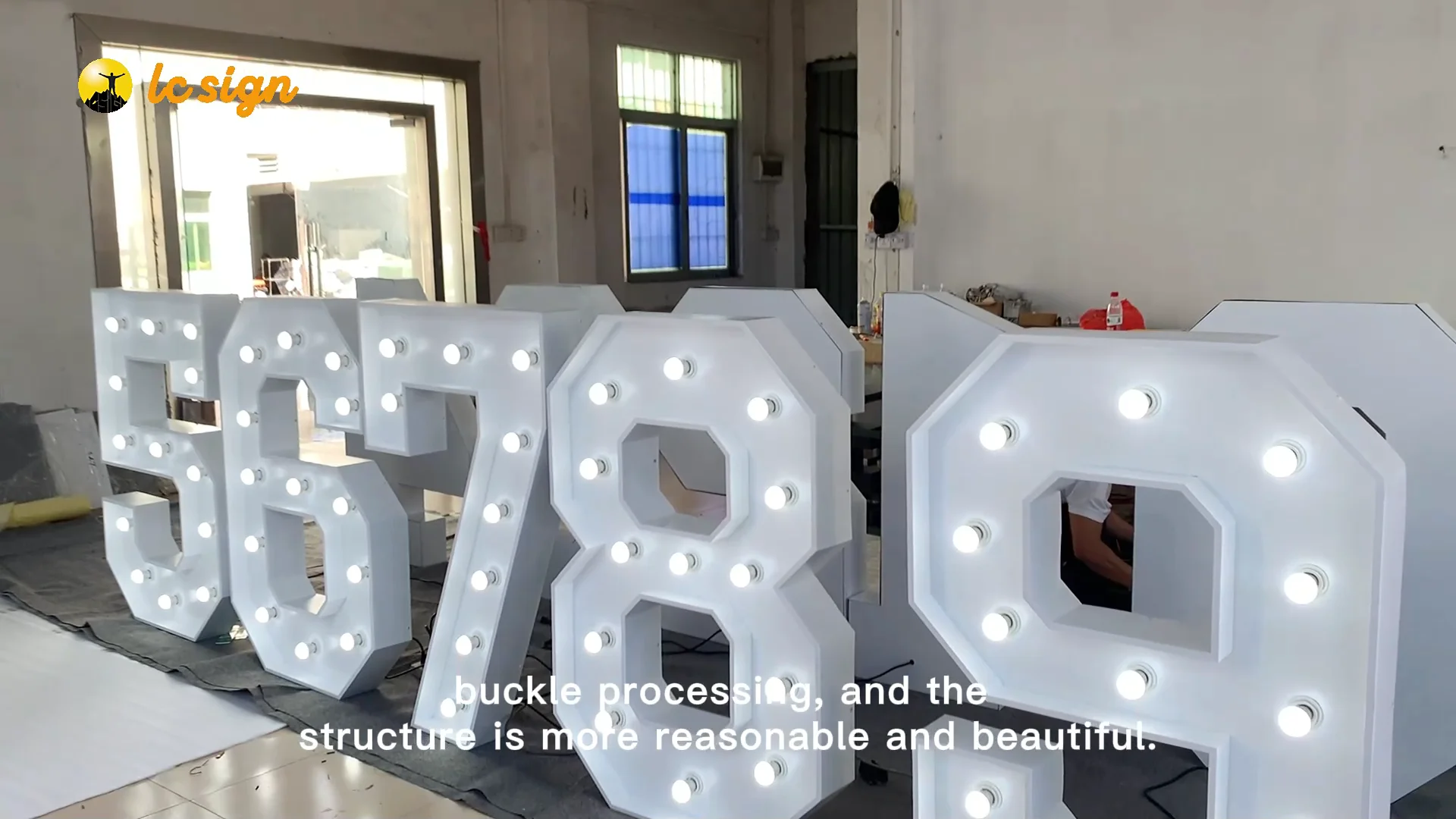 Large Free Standing Letters Wedding 3d Advertising Signs Metal Led ...