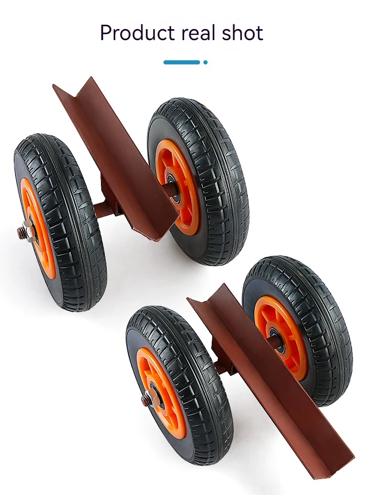 Heavy Duty Stone Handling Trolley - Manual & Rubber Wheels