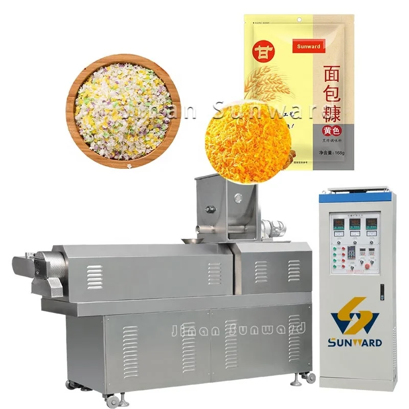 Full Automatic Updated 100-500 Kg/h Capacity Breadcrumb Maker Japanese Panko Bread Crumb ...