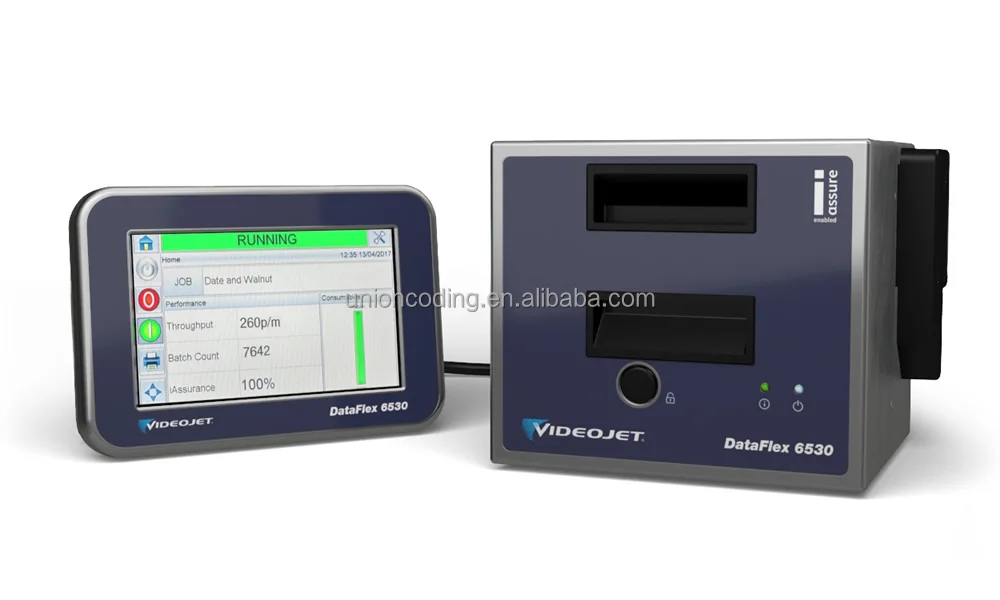 Expire Date Stamp 32mm Thermal Transfer Ribbon Coding Machine Videojet ...