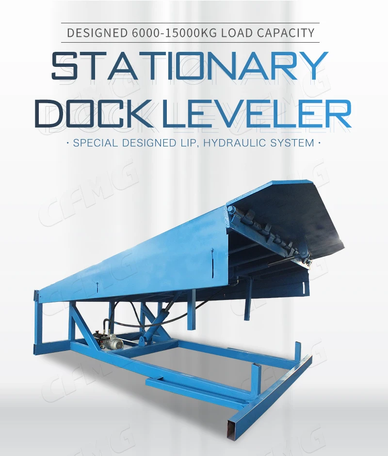 Logistics Warehouse Electric Hydraulic Vertical Loading Dock Leveler ...