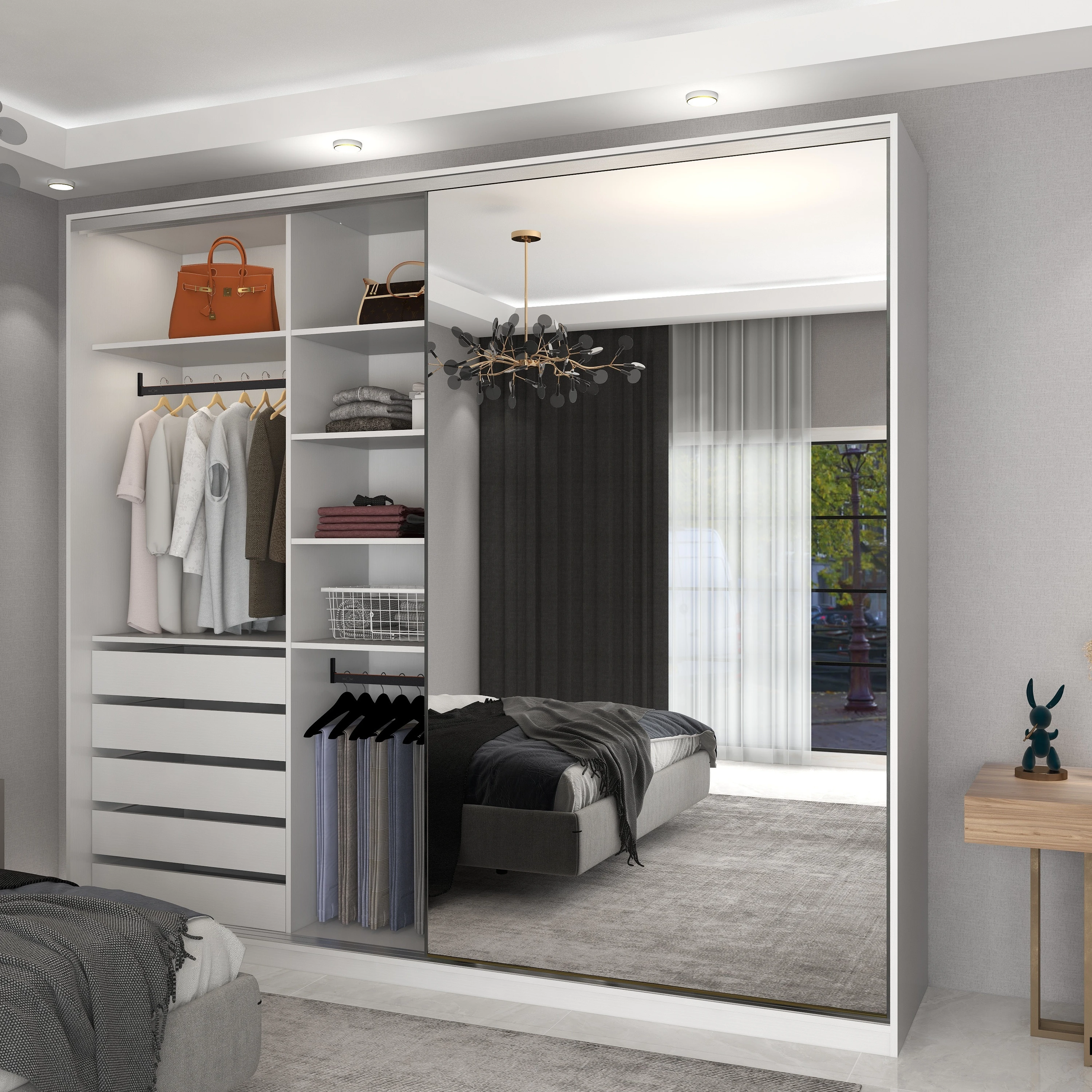 BALOM Dressing Modern Wardrobe Closet Wardrobe Bedroom Luxury Modern ...